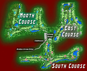 Course Layout - Broken Arrow Golf Club